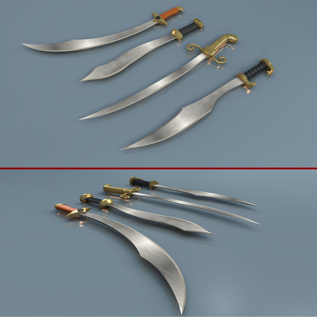 Ottoman Sword 3D Model - TurboSquid 1706449