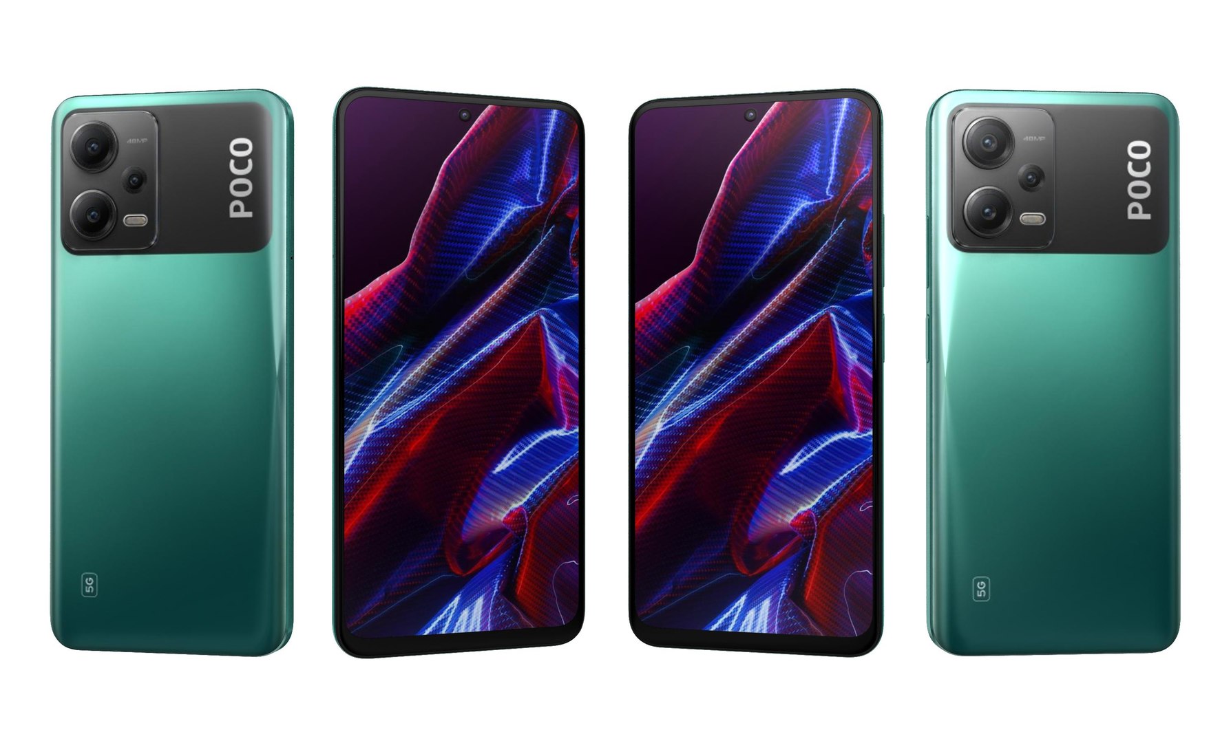 Xiaomi Poco X5 Green 3D model - TurboSquid 2027437