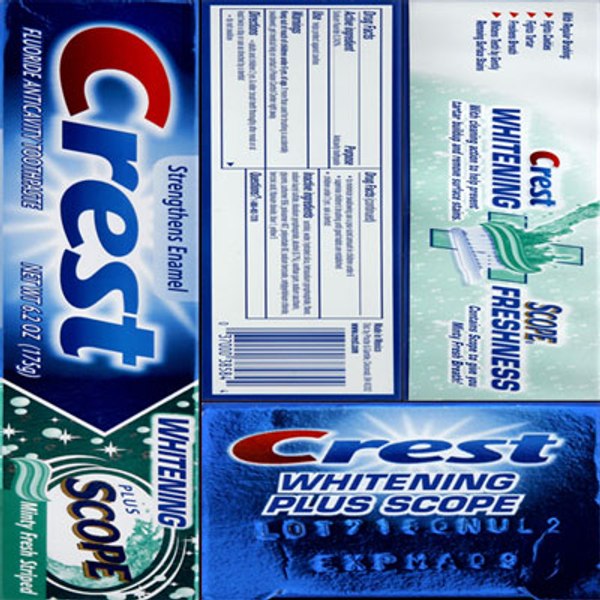 crest paste toothpaste 3d model