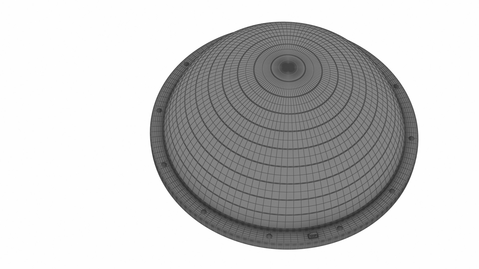 Pilates Half Balance Ball 3D Model - TurboSquid 1947049