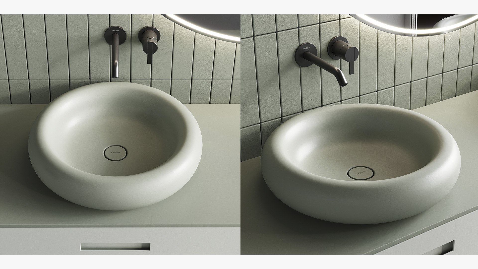 Inbani Ease Vanity Unit Set 2 Model - TurboSquid 2300110