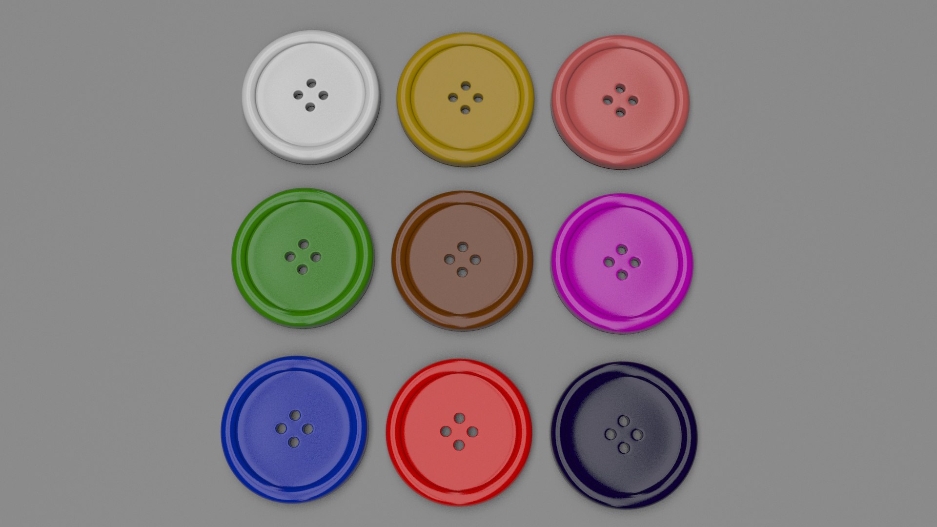 Button Fashion 3D Model - TurboSquid 1404869