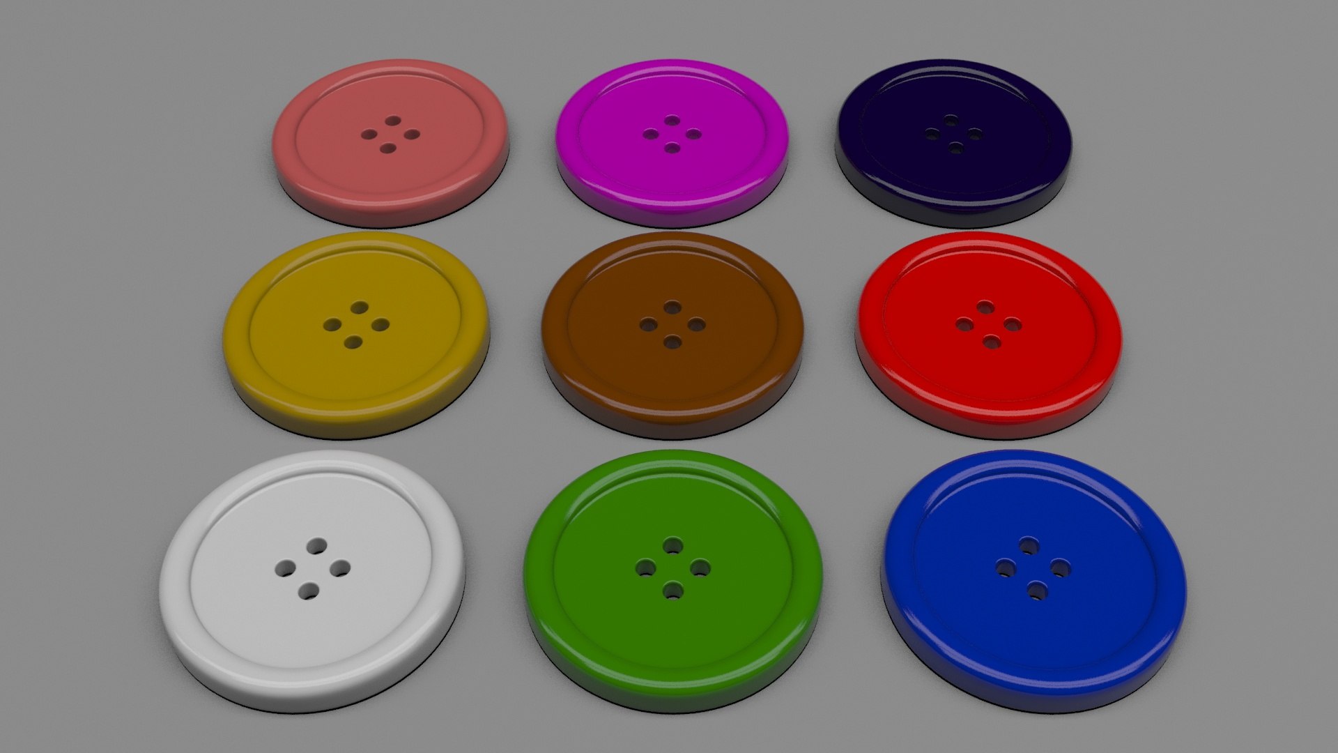 Button Fashion 3D Model - TurboSquid 1404869