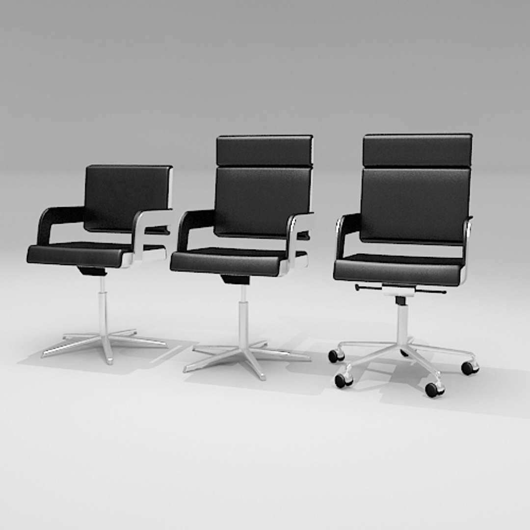 charta conference chair 3d model