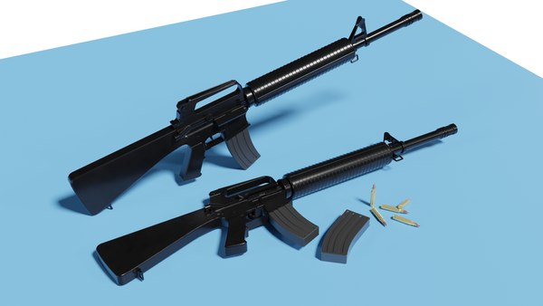 M16 Rifle model - TurboSquid 1726904