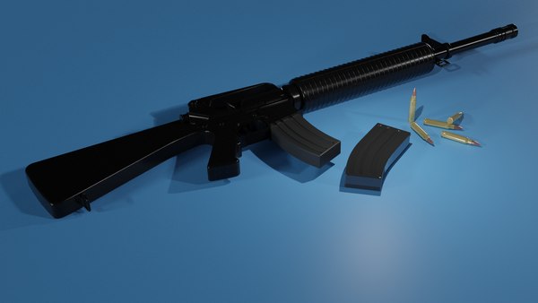 M16 Rifle model - TurboSquid 1726904