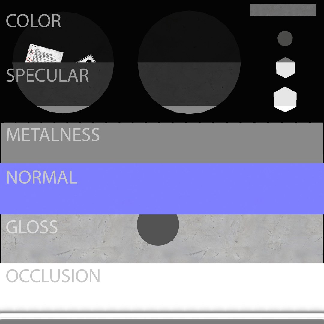 3d barrel toxic model