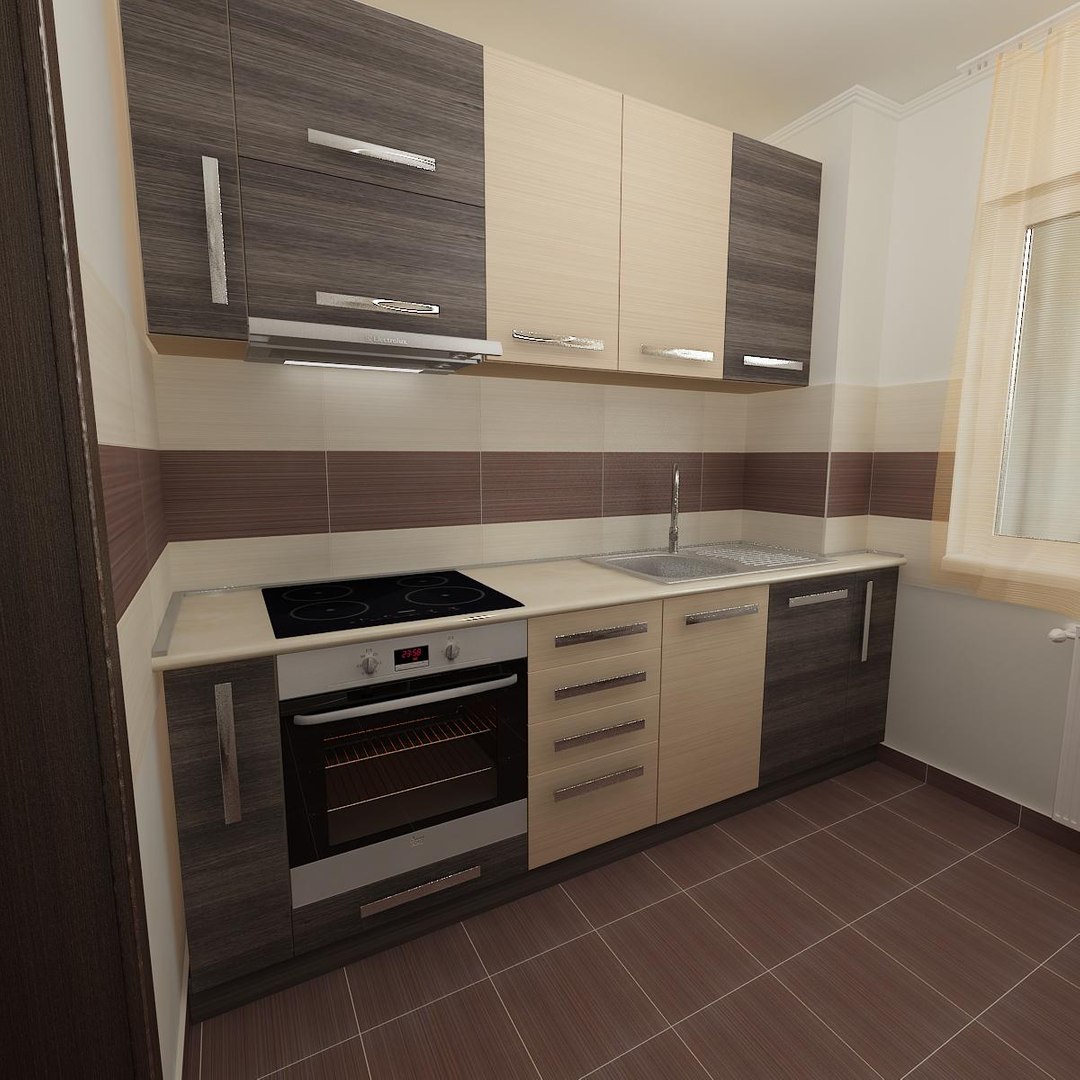 kitchen scene var 1 3d max