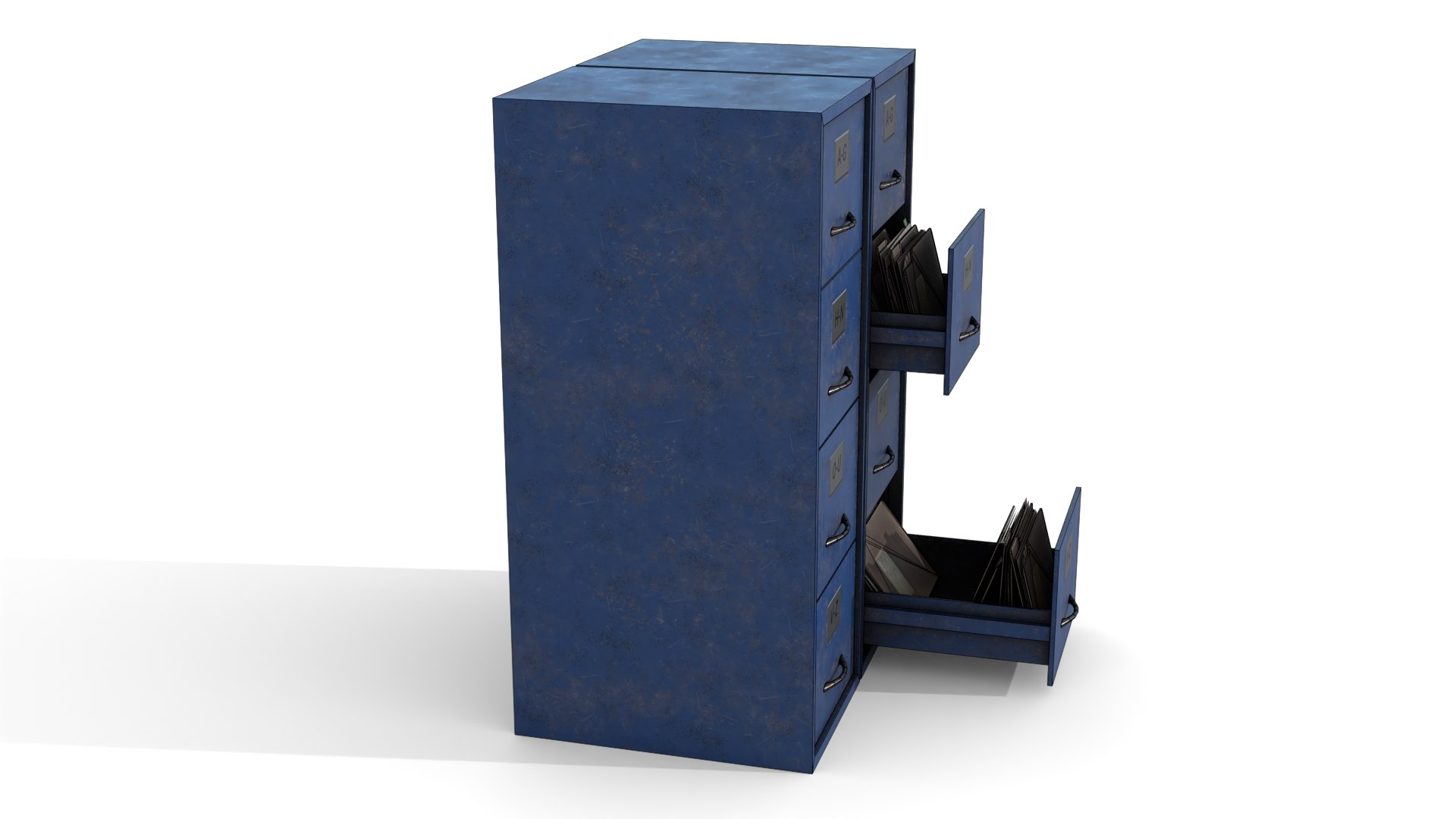 Old Document Boxes 3D Model - TurboSquid 1731974