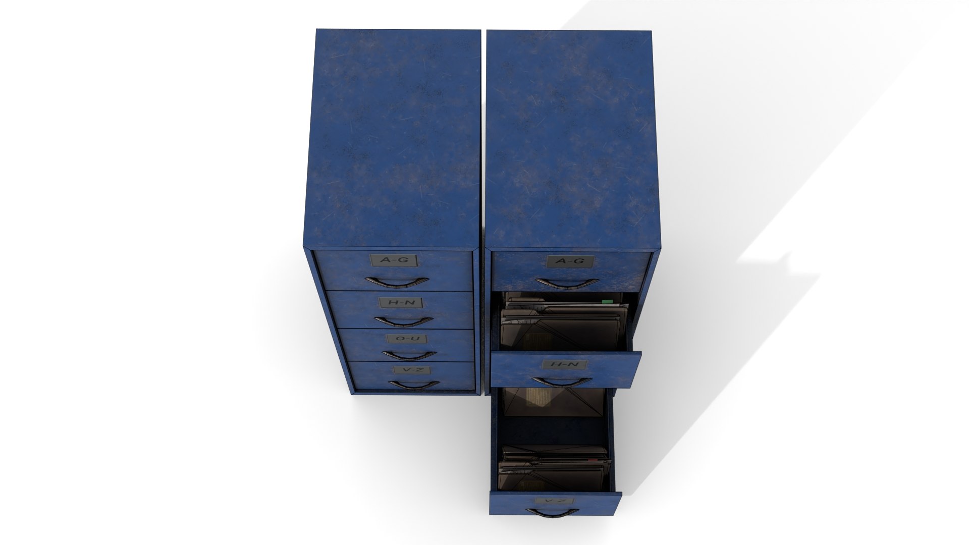 Old Document Boxes 3D Model - TurboSquid 1731974
