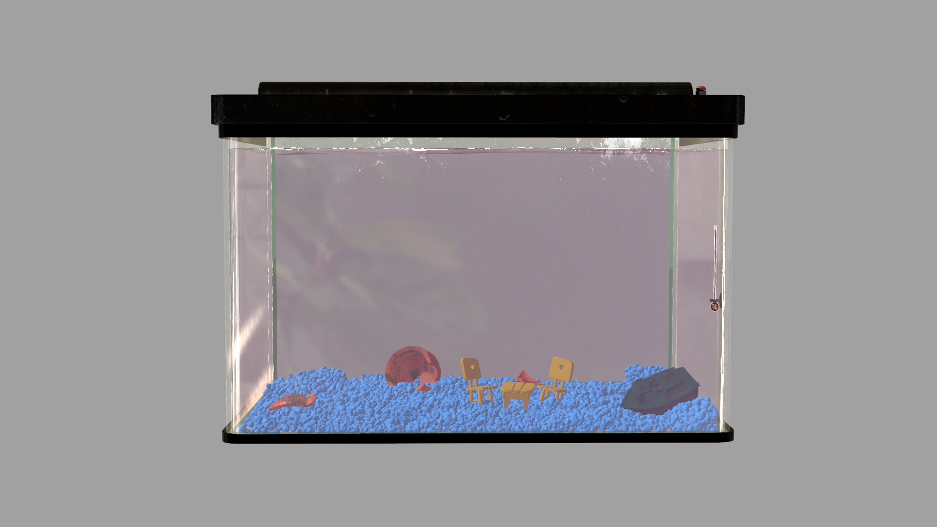 Simple Cartoon Aquarium Animation 3D Model - TurboSquid 1618821