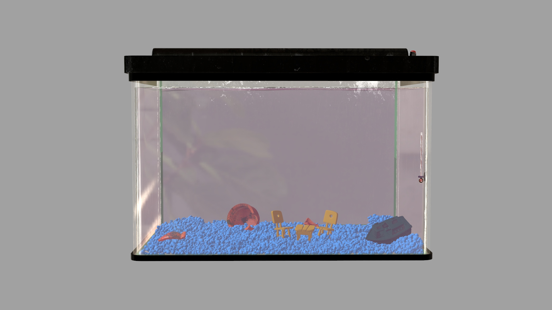 Simple Cartoon Aquarium Animation 3D Model - TurboSquid 1618821