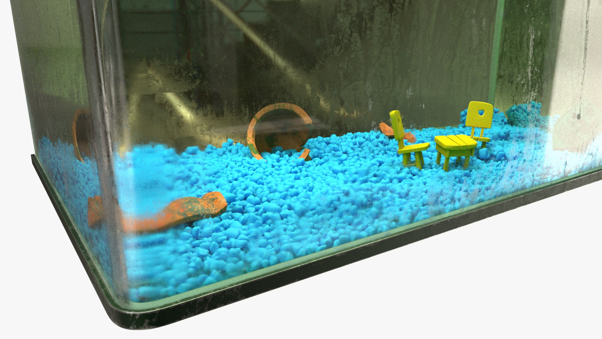 Simple Cartoon Aquarium Animation 3D Model - TurboSquid 1618821