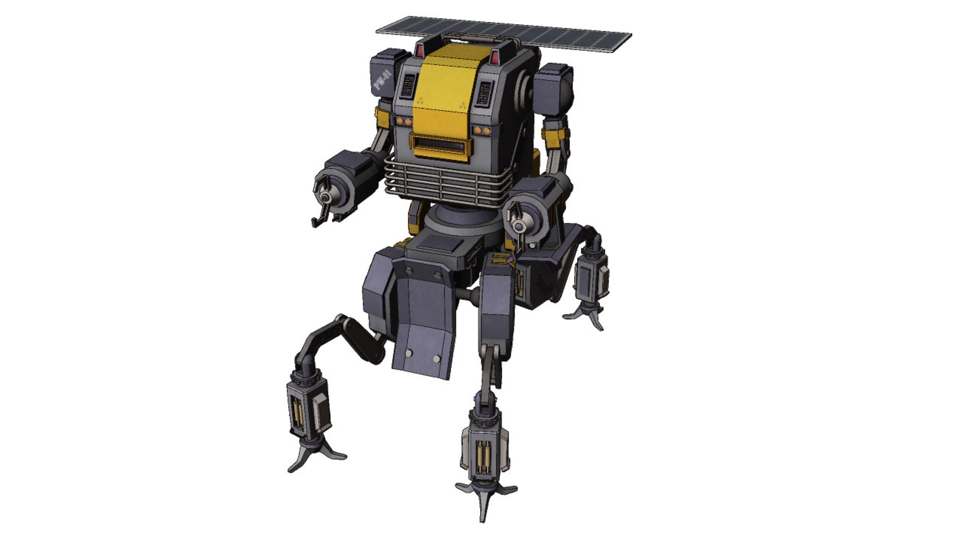 Mech 3D model - TurboSquid 1354393