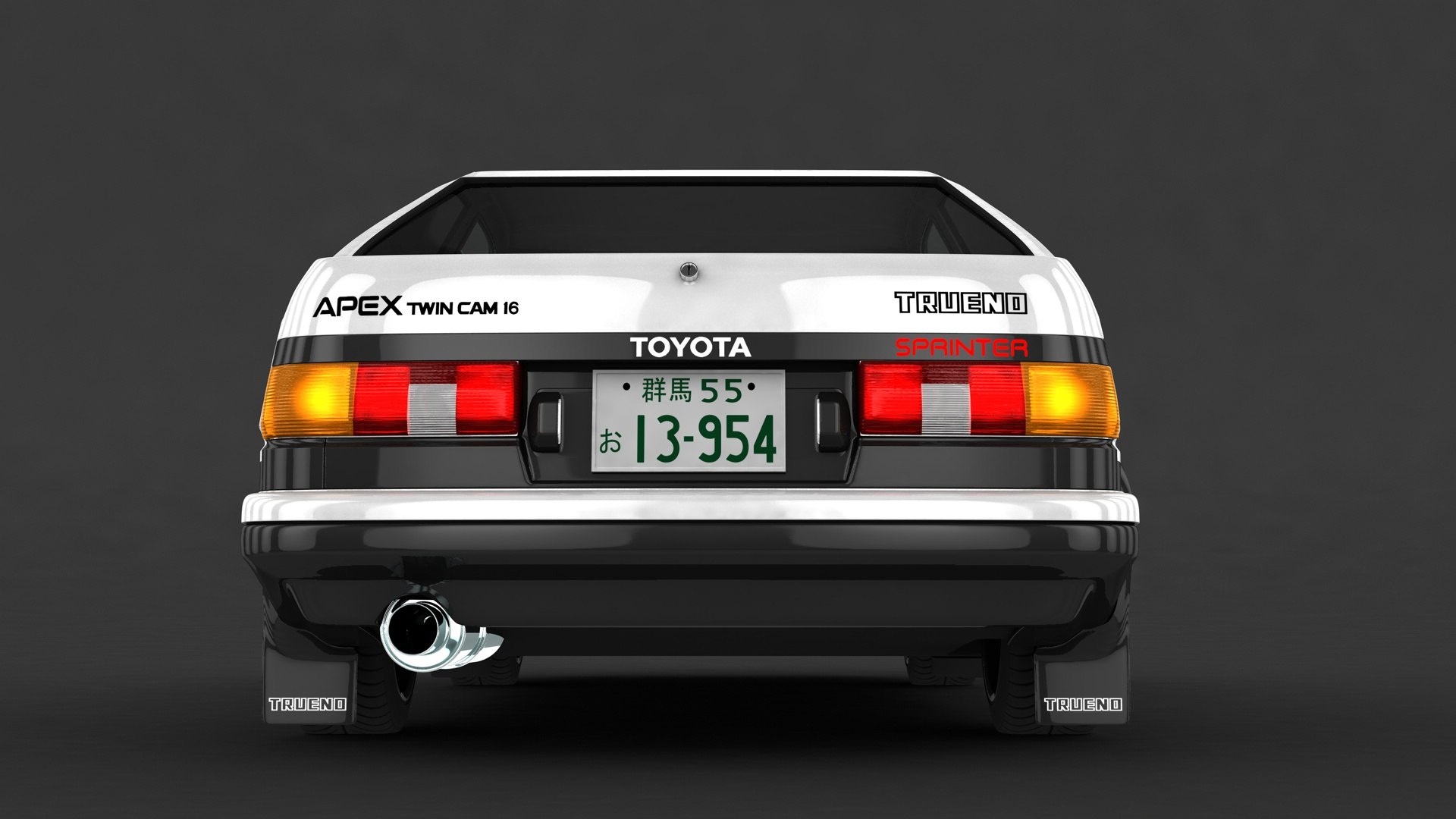 Takumi ae86 model - TurboSquid 1703838