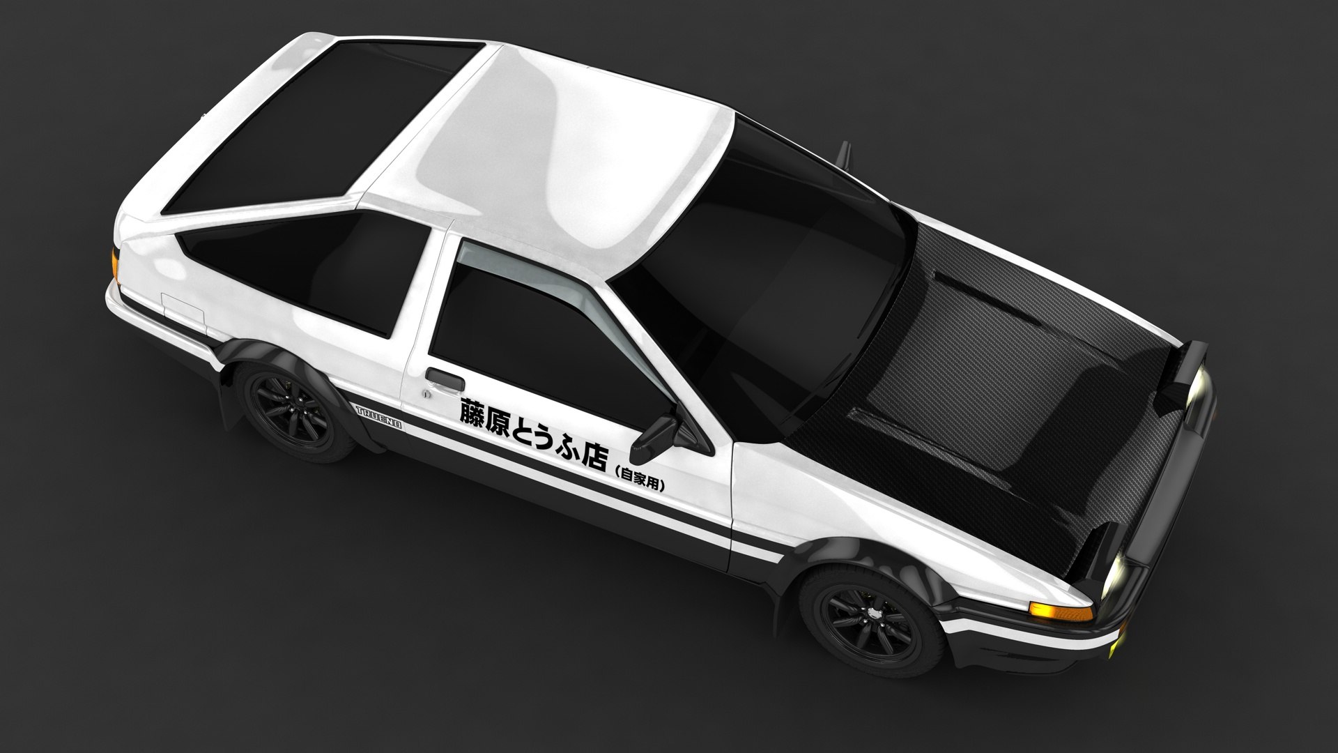 Takumi ae86 model - TurboSquid 1703838