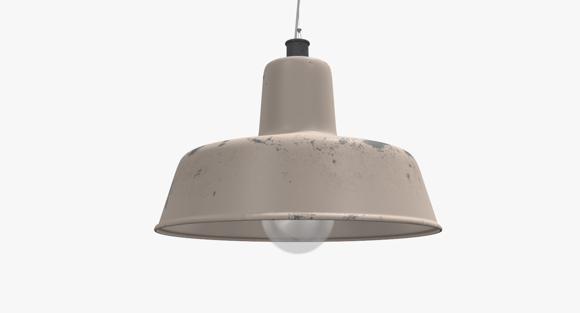 3d old vintage lamp model