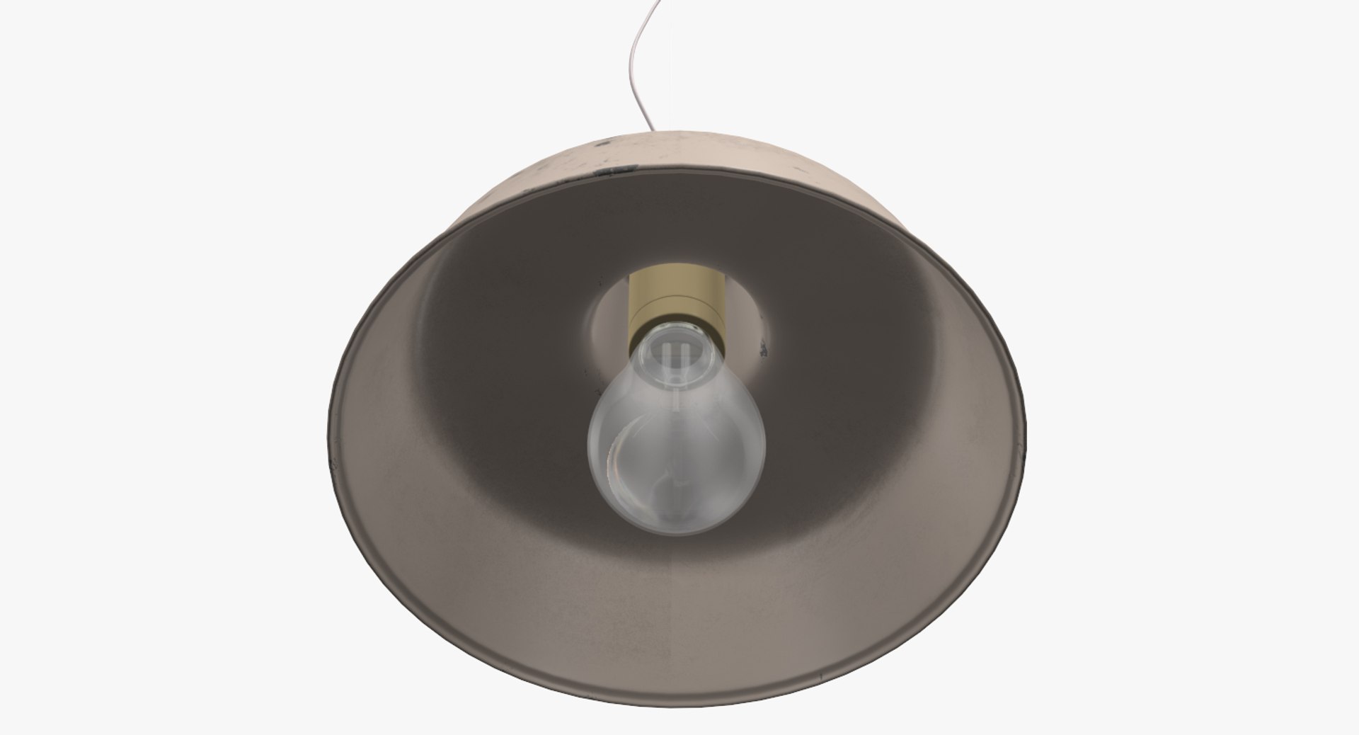 3d old vintage lamp model