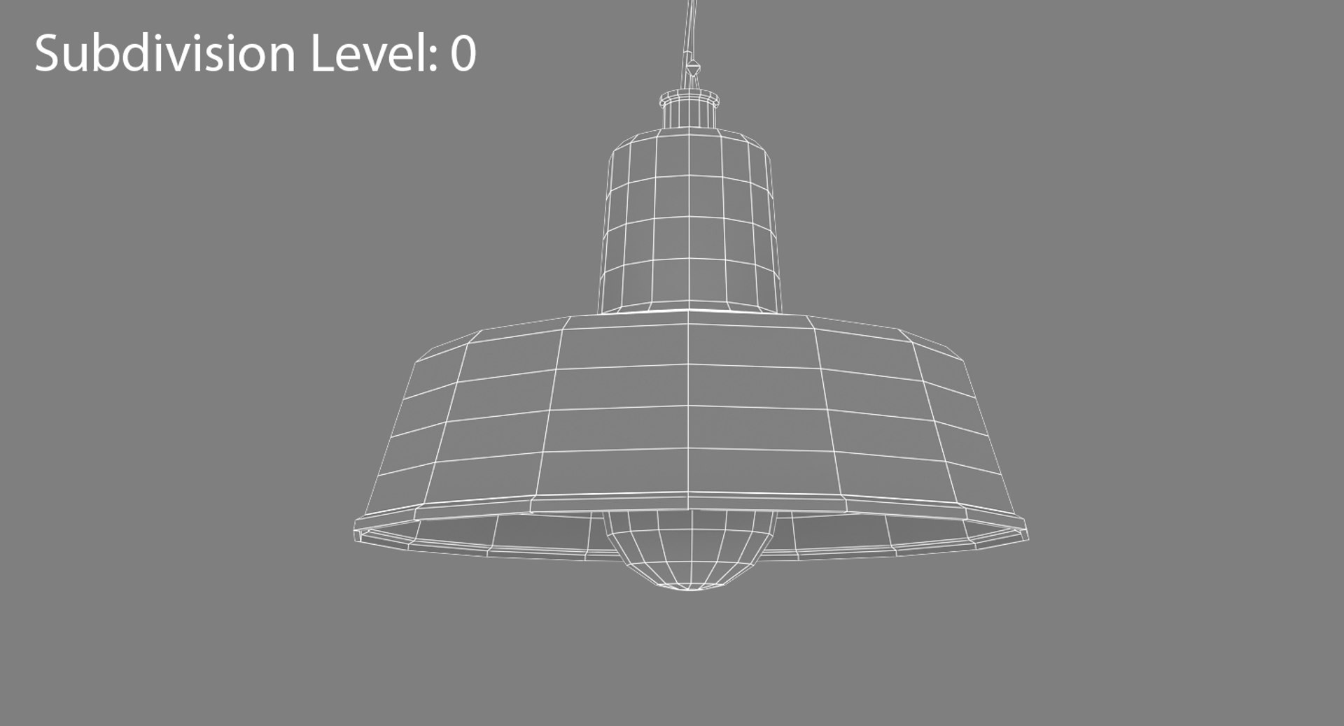 3d old vintage lamp model