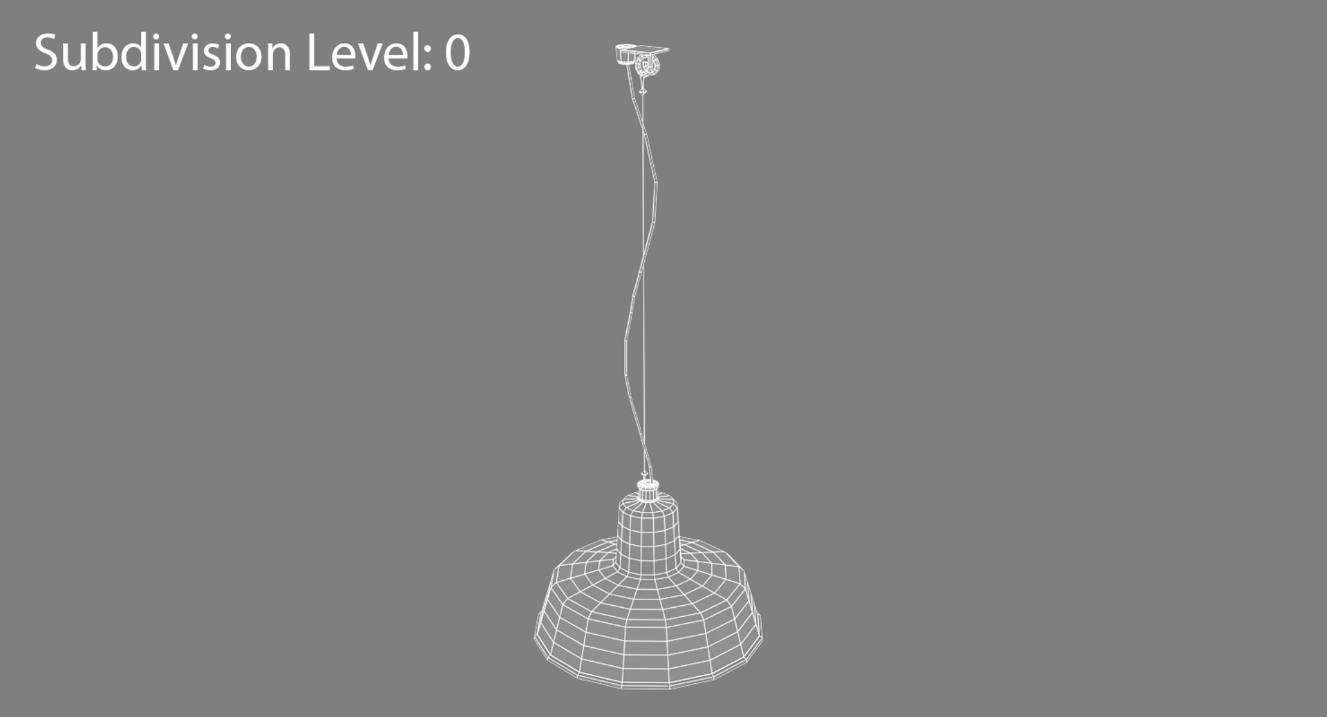 3d old vintage lamp model