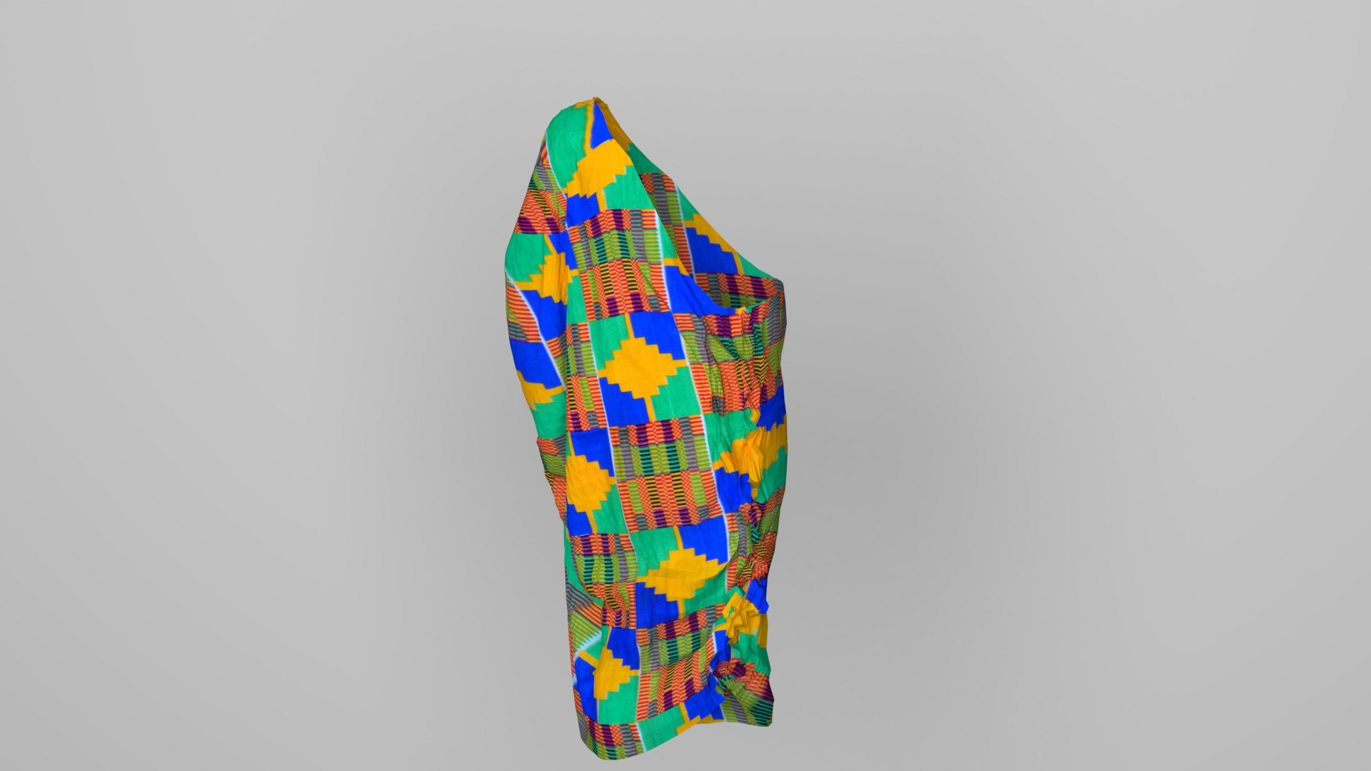 3d Kente Cloth Model Turbosquid 1419550