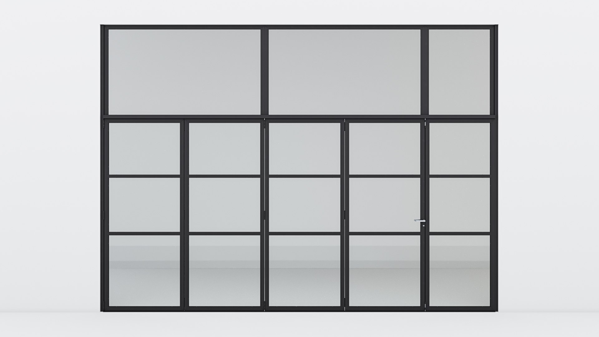 3D Aluminium Door 11 Model - TurboSquid 1835511