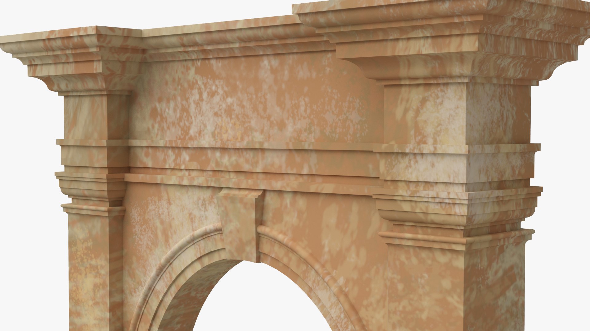 3D Arch 011 Textured Model - TurboSquid 1747165