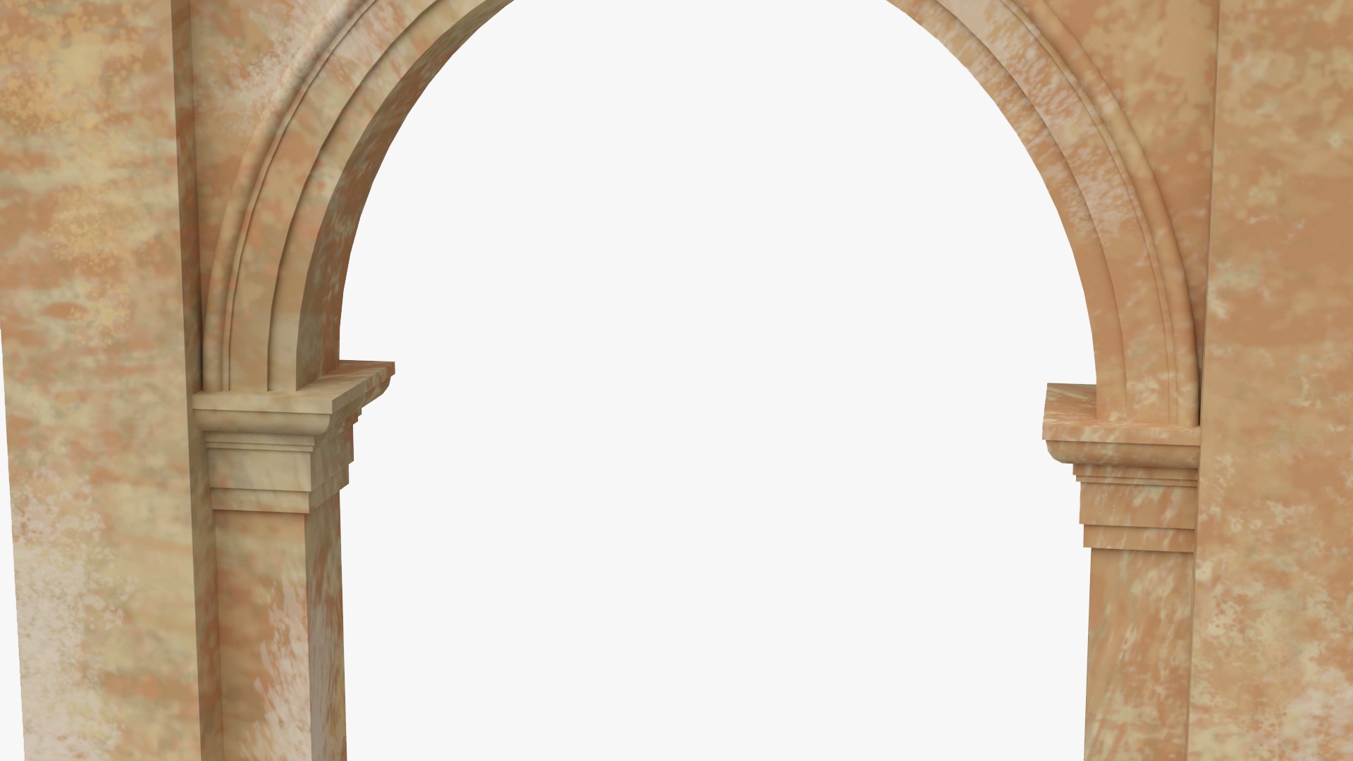 3D Arch 011 Textured Model - TurboSquid 1747165