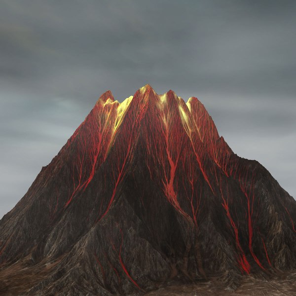 3D Volcano Models | TurboSquid