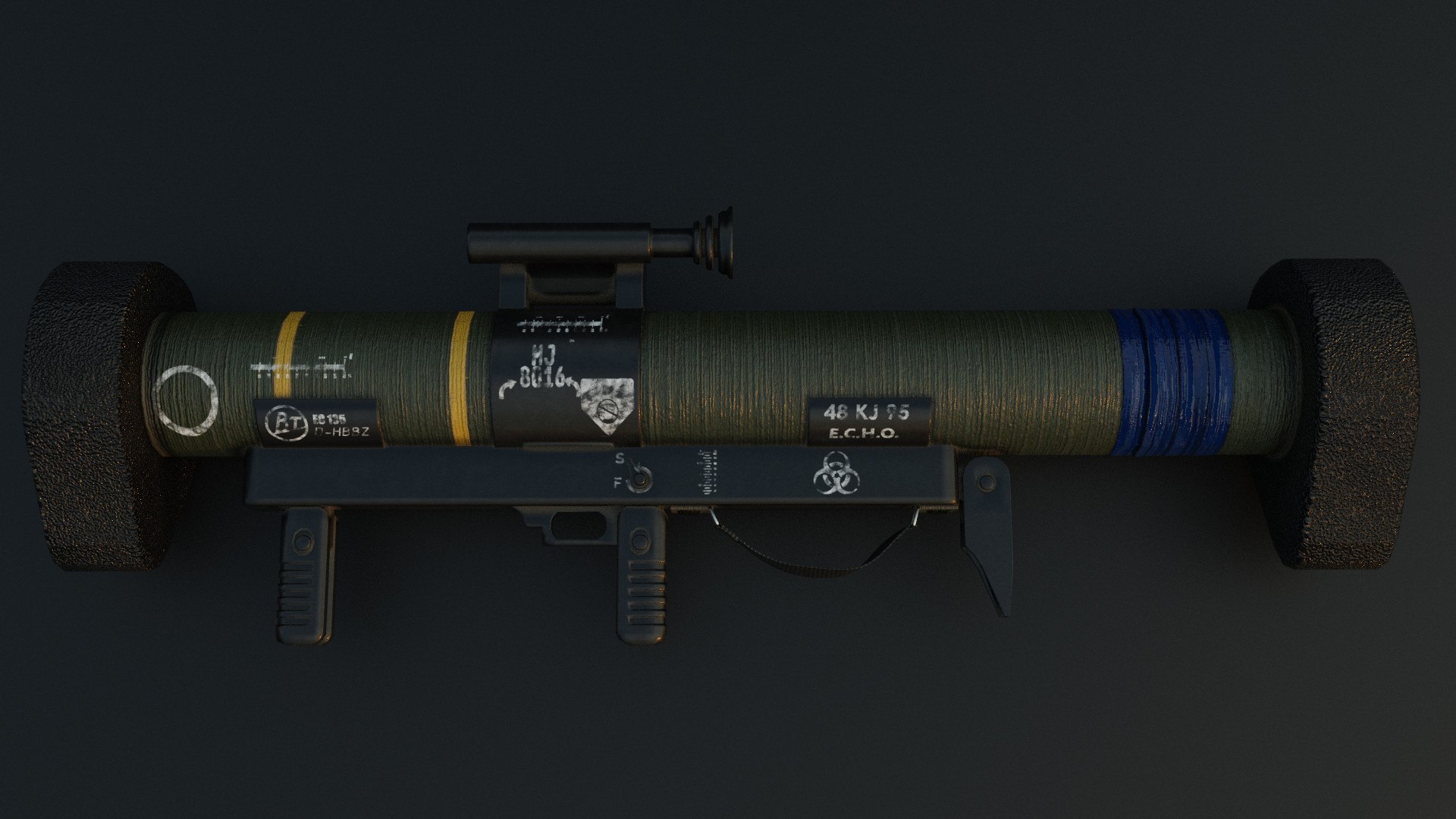 3D Rocket Launcer - TurboSquid 1966881