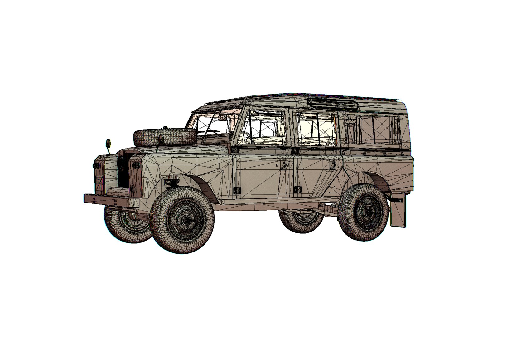 3D 1960s Land Rover Defender 110 - TurboSquid 2278237