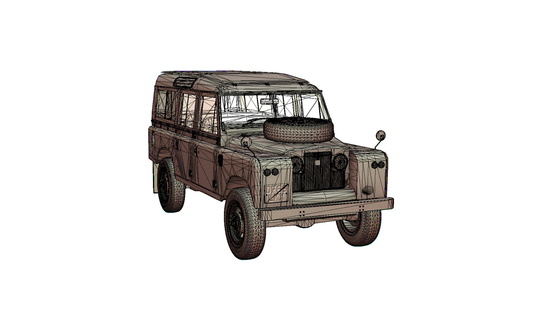 3D 1960s Land Rover Defender 110 - TurboSquid 2278237