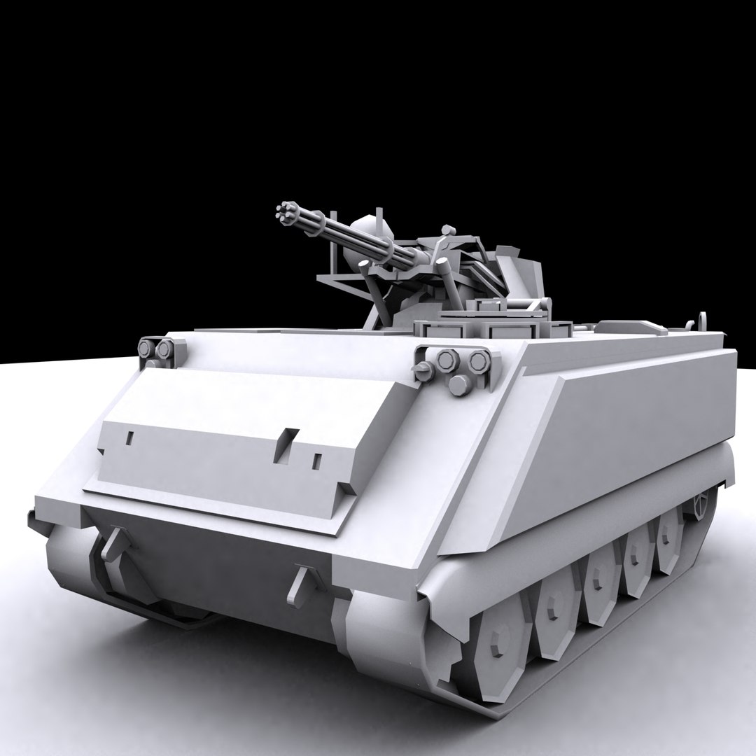 3d Model Apc M163 Vulcan