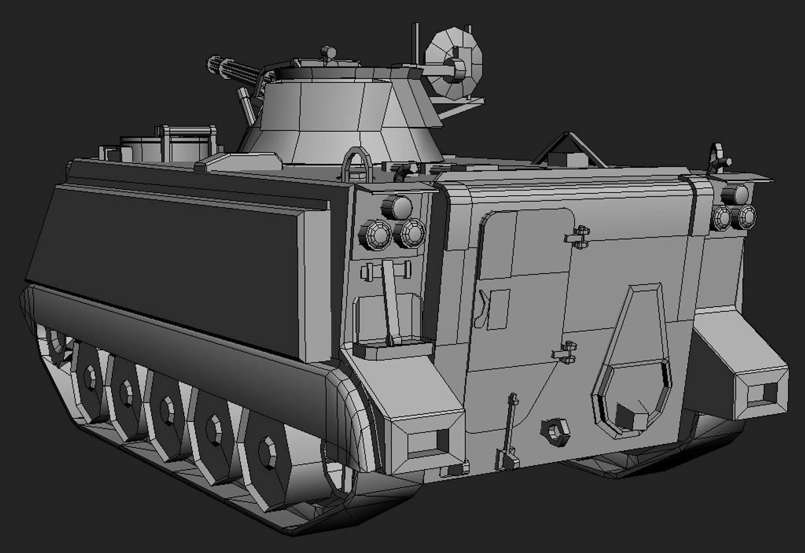 3d Model Apc M163 Vulcan
