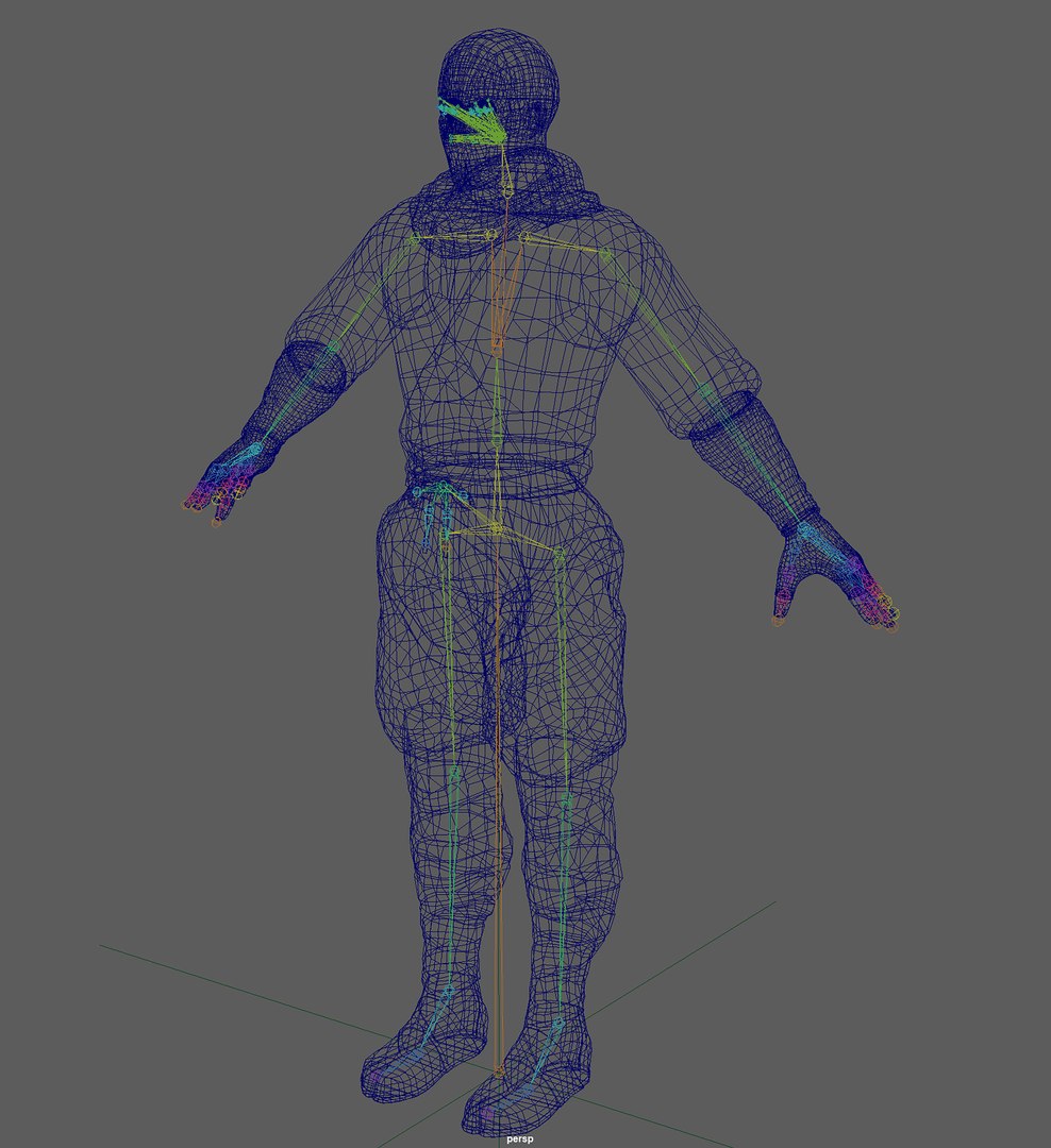 Ninja Warrior Rig 3D - TurboSquid 2096048