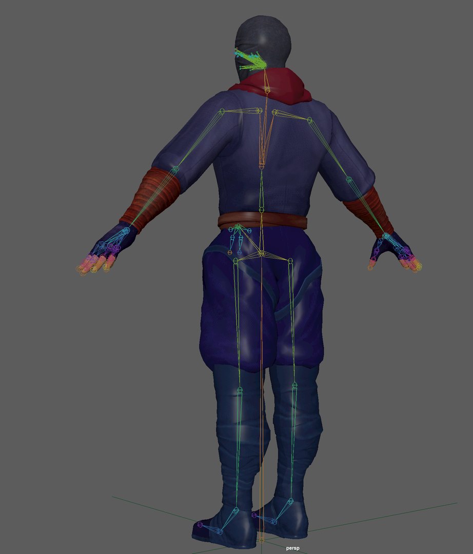 Ninja Warrior Rig 3D - TurboSquid 2096048