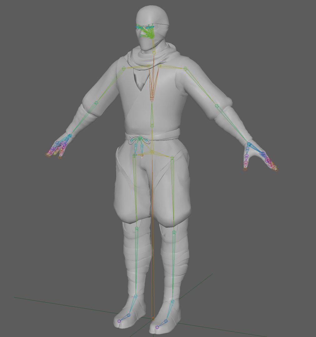 Ninja Warrior Rig 3D - TurboSquid 2096048
