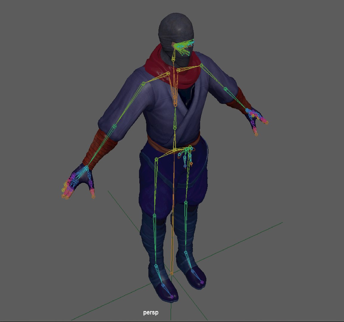 Ninja Warrior Rig 3D - TurboSquid 2096048