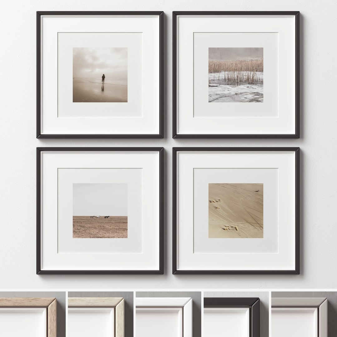 3D Picture Frames Set-507 Model - TurboSquid 2214437