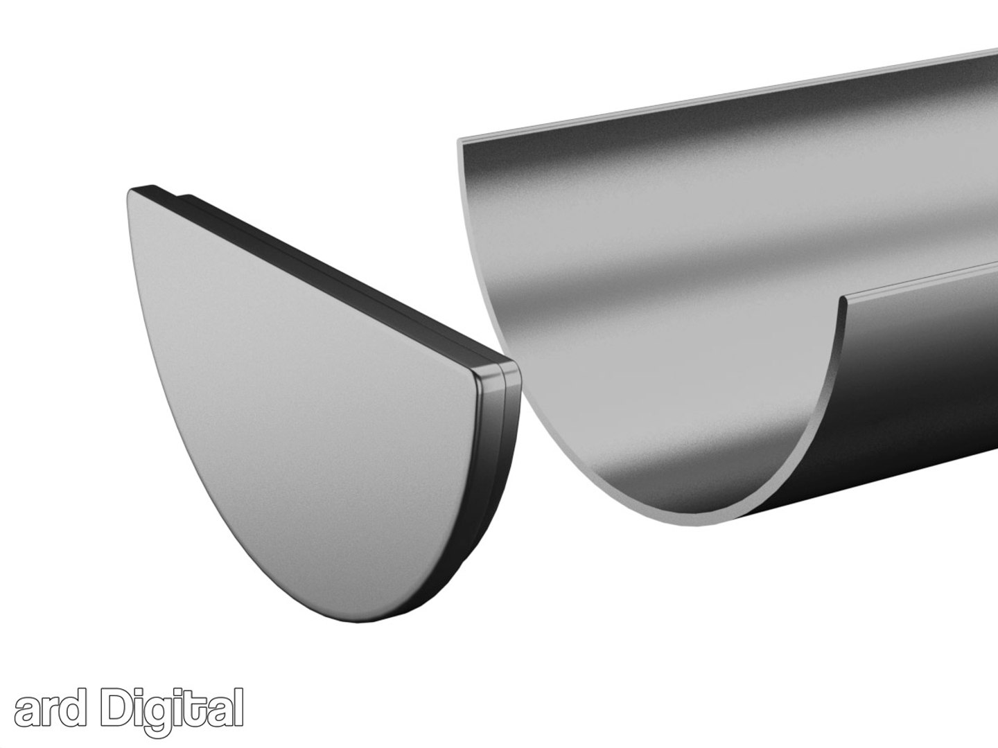 3d model rain water guttering