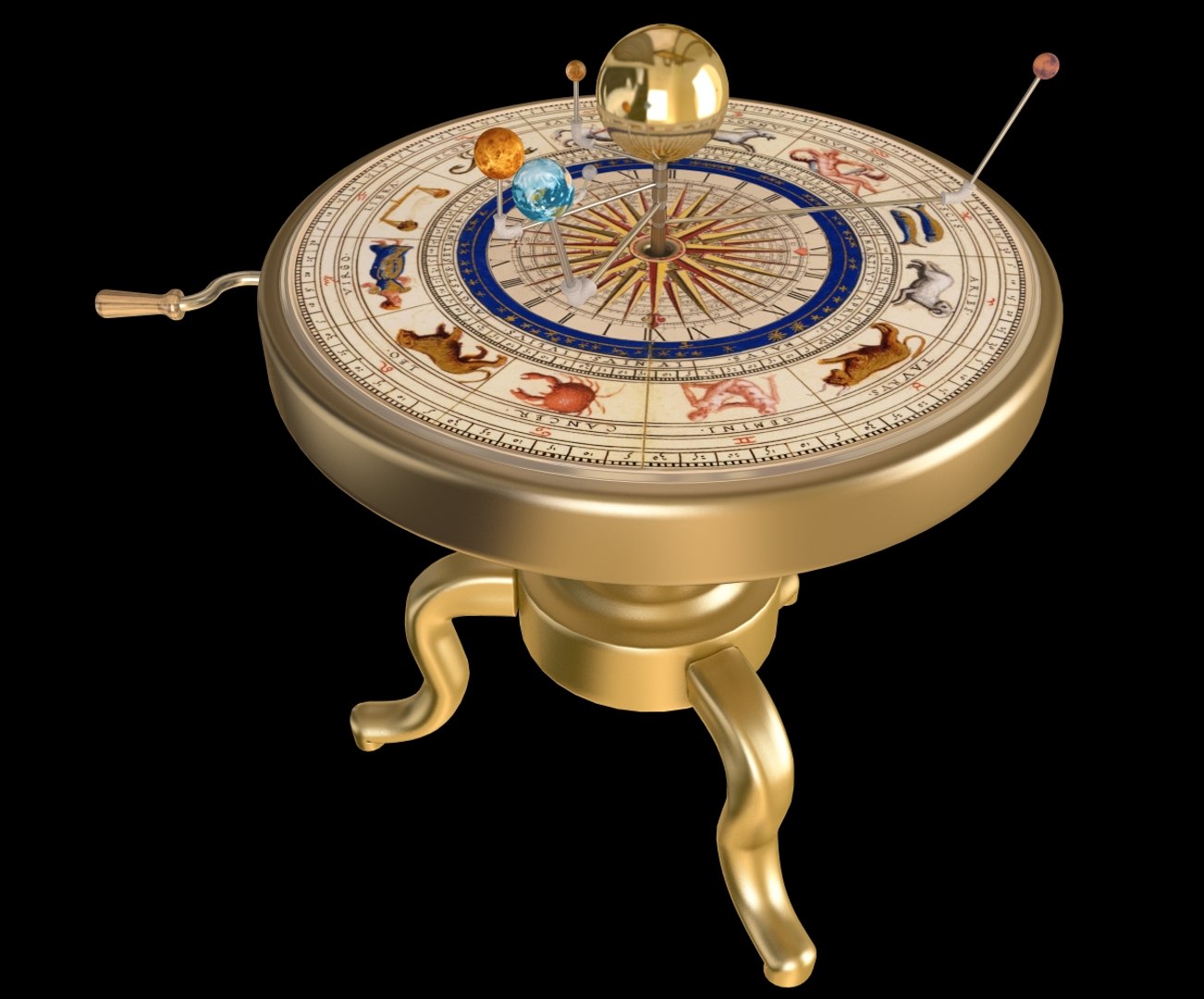 3d Orrery Animation