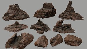 3d rock model