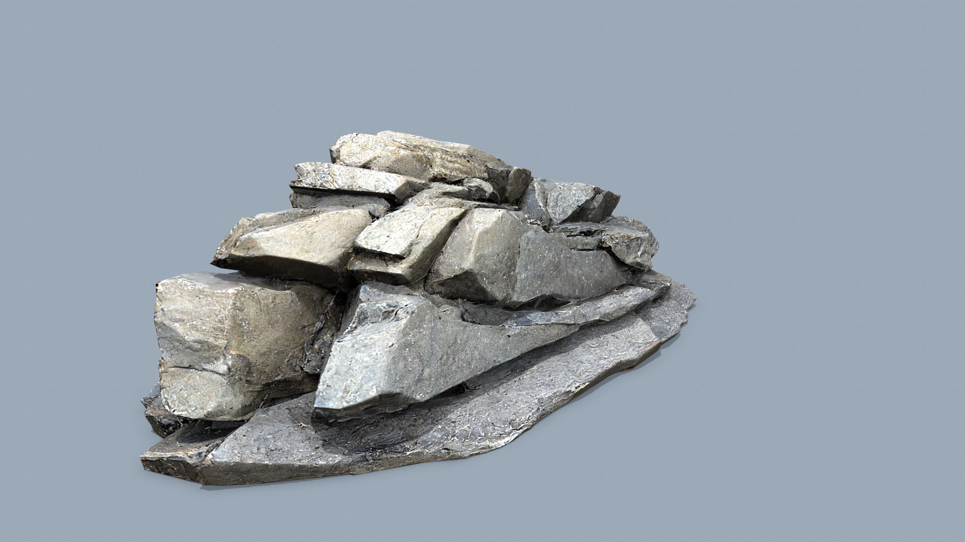 3D River Stone - TurboSquid 2213245