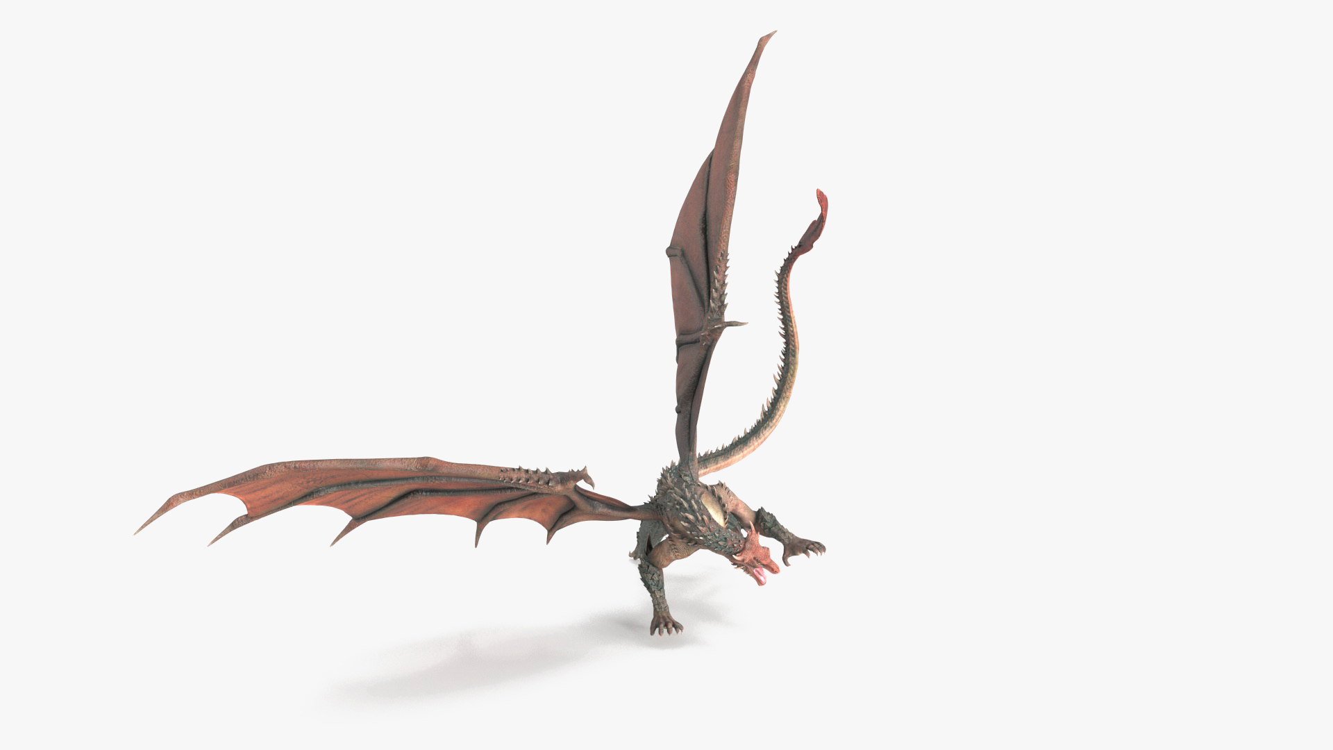 Flying Mythical Dragon 3D model - TurboSquid 2155421