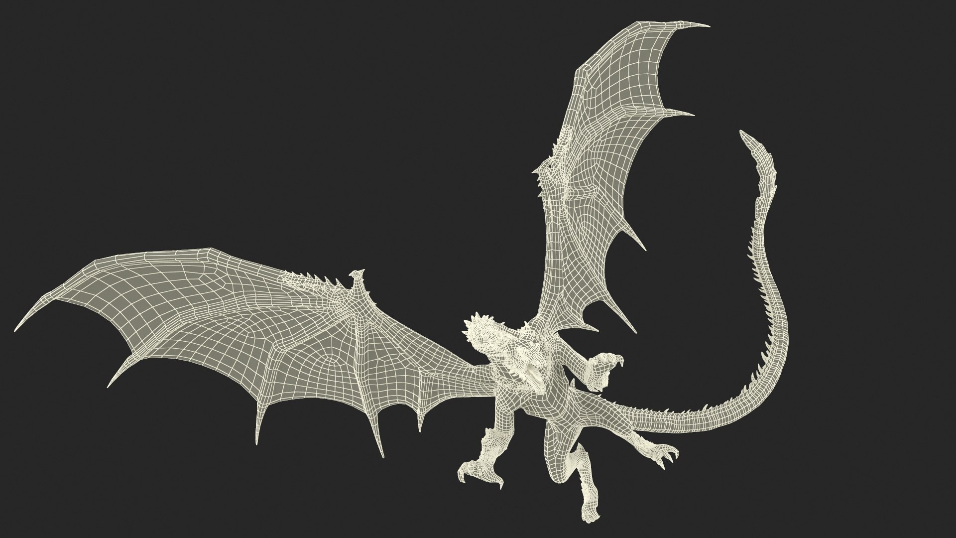 Flying Mythical Dragon 3D model - TurboSquid 2155421