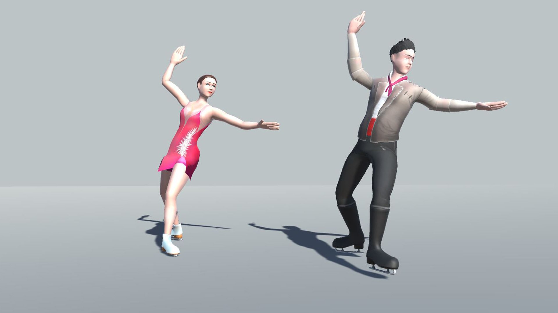 Figure Skating Actions 3D Model - TurboSquid 2026454