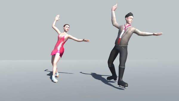modelo 3d Figure Skating Actions - TurboSquid 2026454