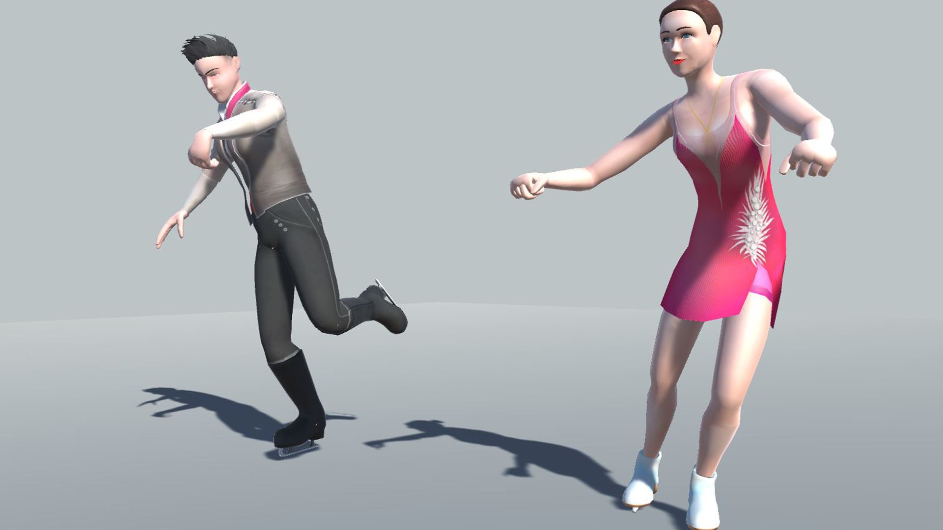 Figure Skating Actions 3D Model - TurboSquid 2026454