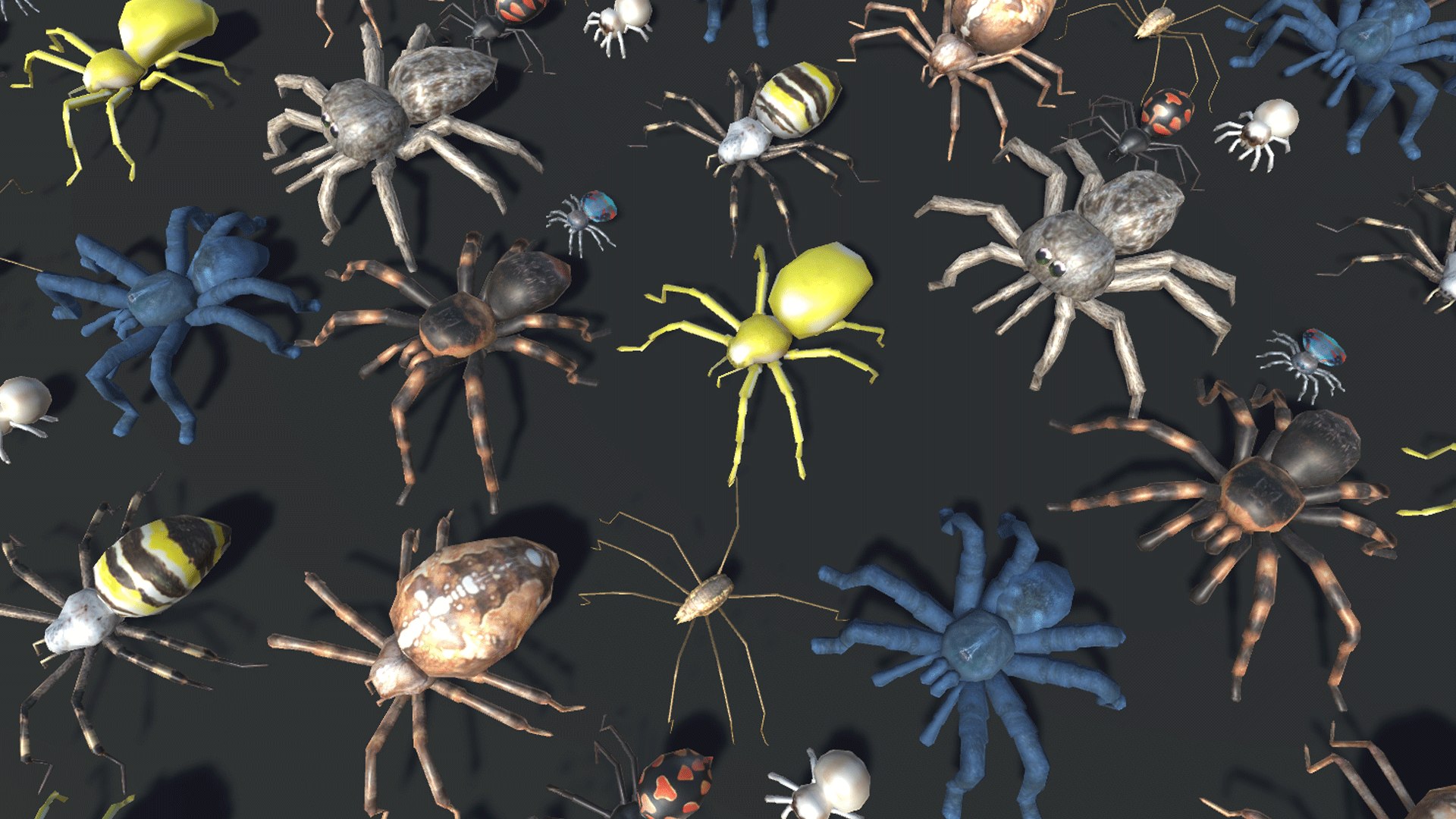 3D Vr Spider Model - TurboSquid 1436433