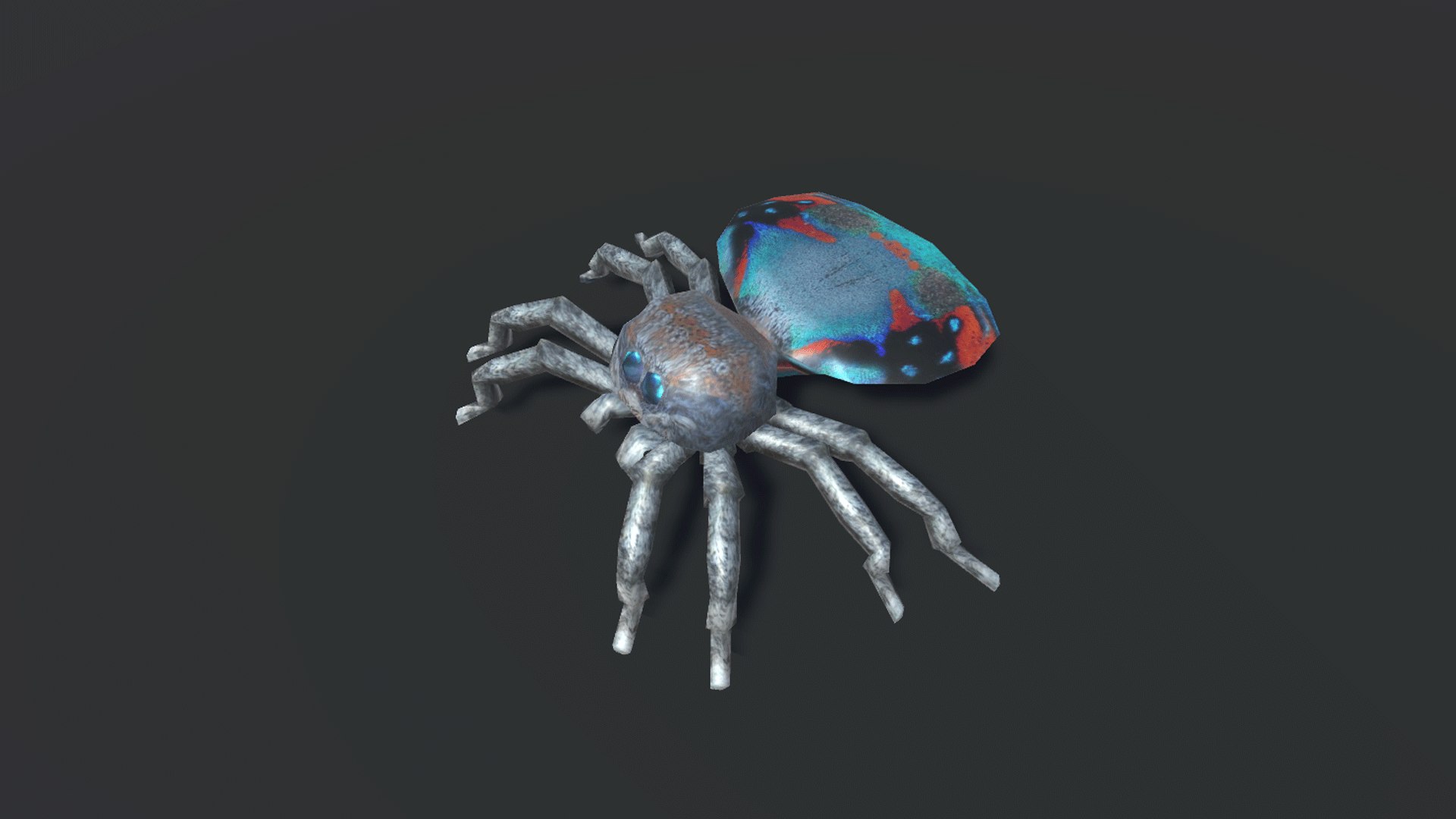 3D Vr Spider Model - TurboSquid 1436433